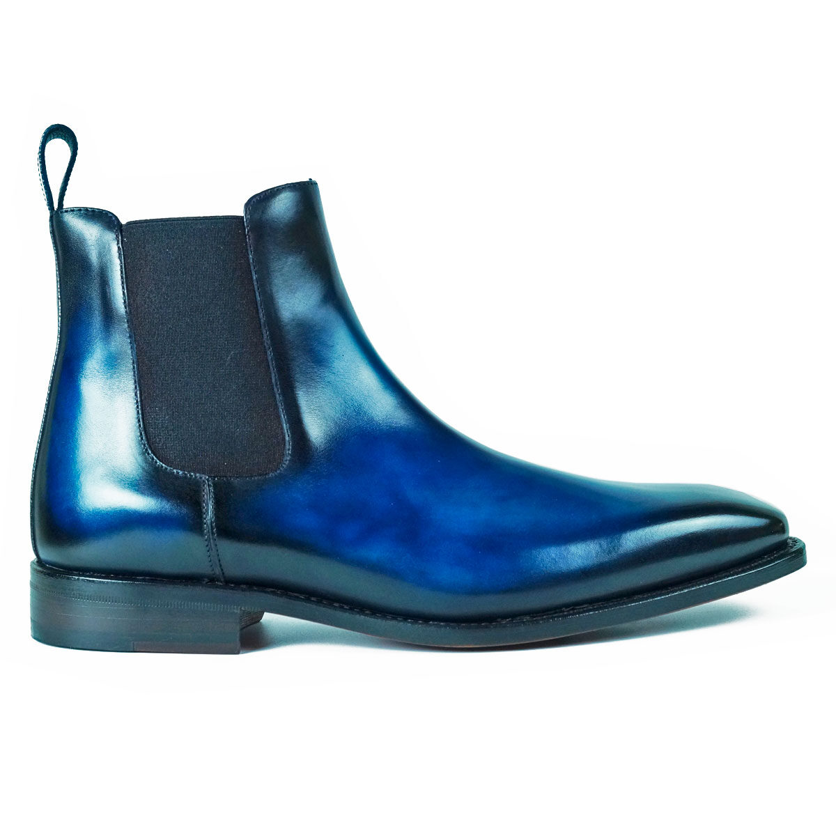 Renoir Navy | Men's Designer Chelsea Boots | Peter Hunt
